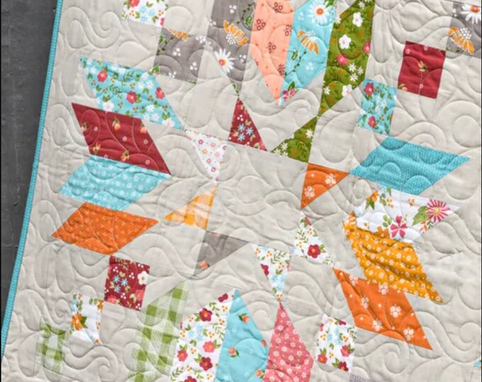Upbeat Quilt Pattern by Jocelyn Ueng for It's Sew Emma, Printed ...