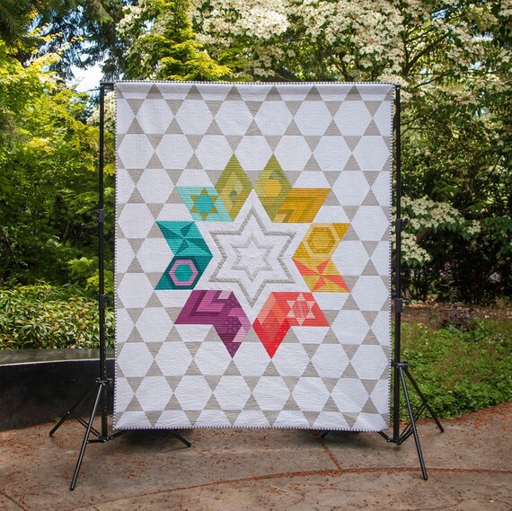 Fanfaire Quilt Pattern Block of the Month by Krista Moser for - Etsy