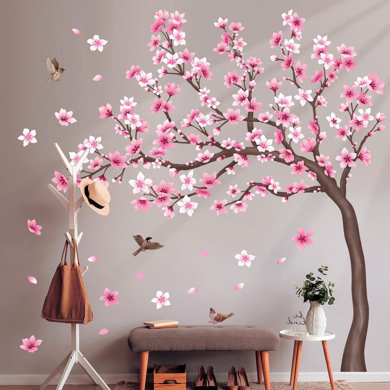 Cherry Blossom Wall Decal - Etsy