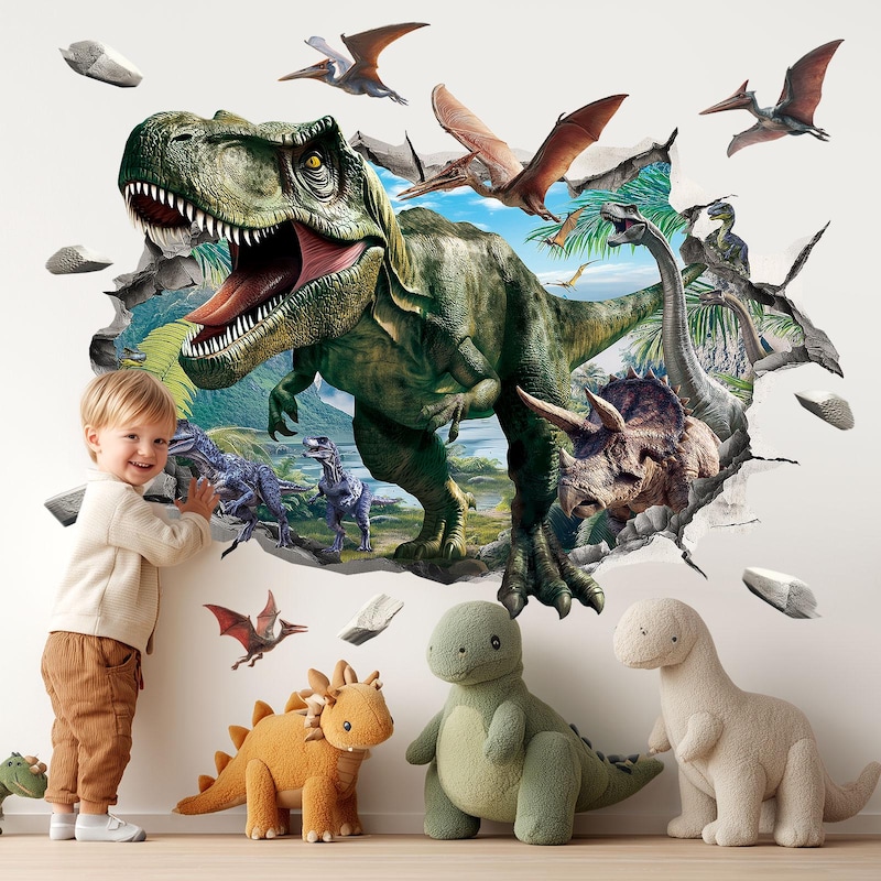 Dinosaur Decor Kids Rooms - Etsy UK