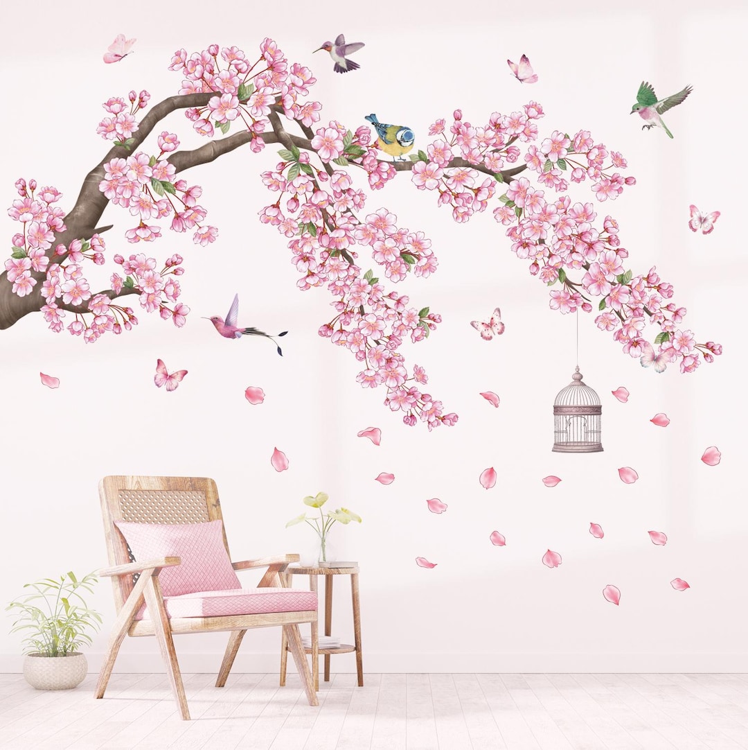 DECOWALL SG2-2426 Cherry Blossom Tree Wall Stickers - Etsy