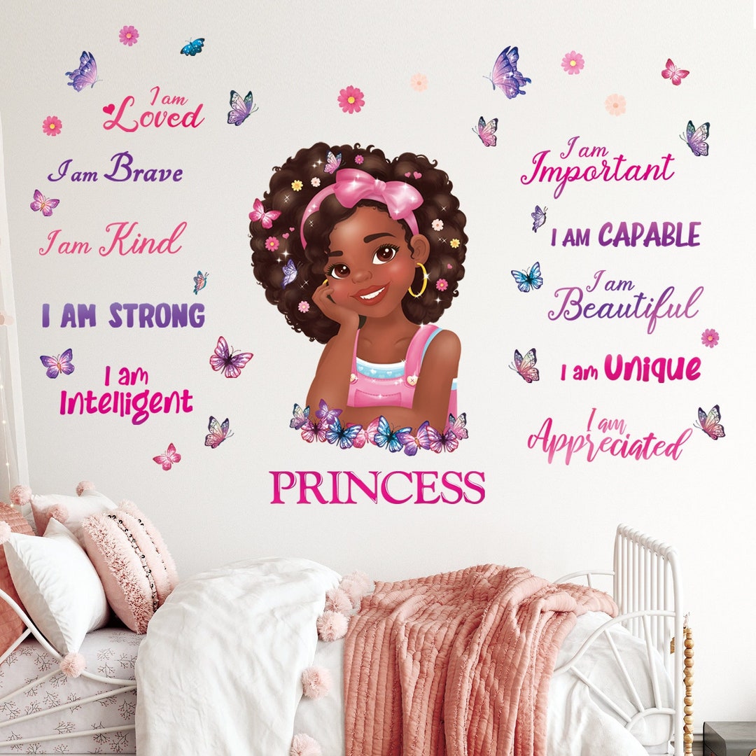 DECOWALL SG2-2405 Black Girl Magic Wall Stickers - Etsy