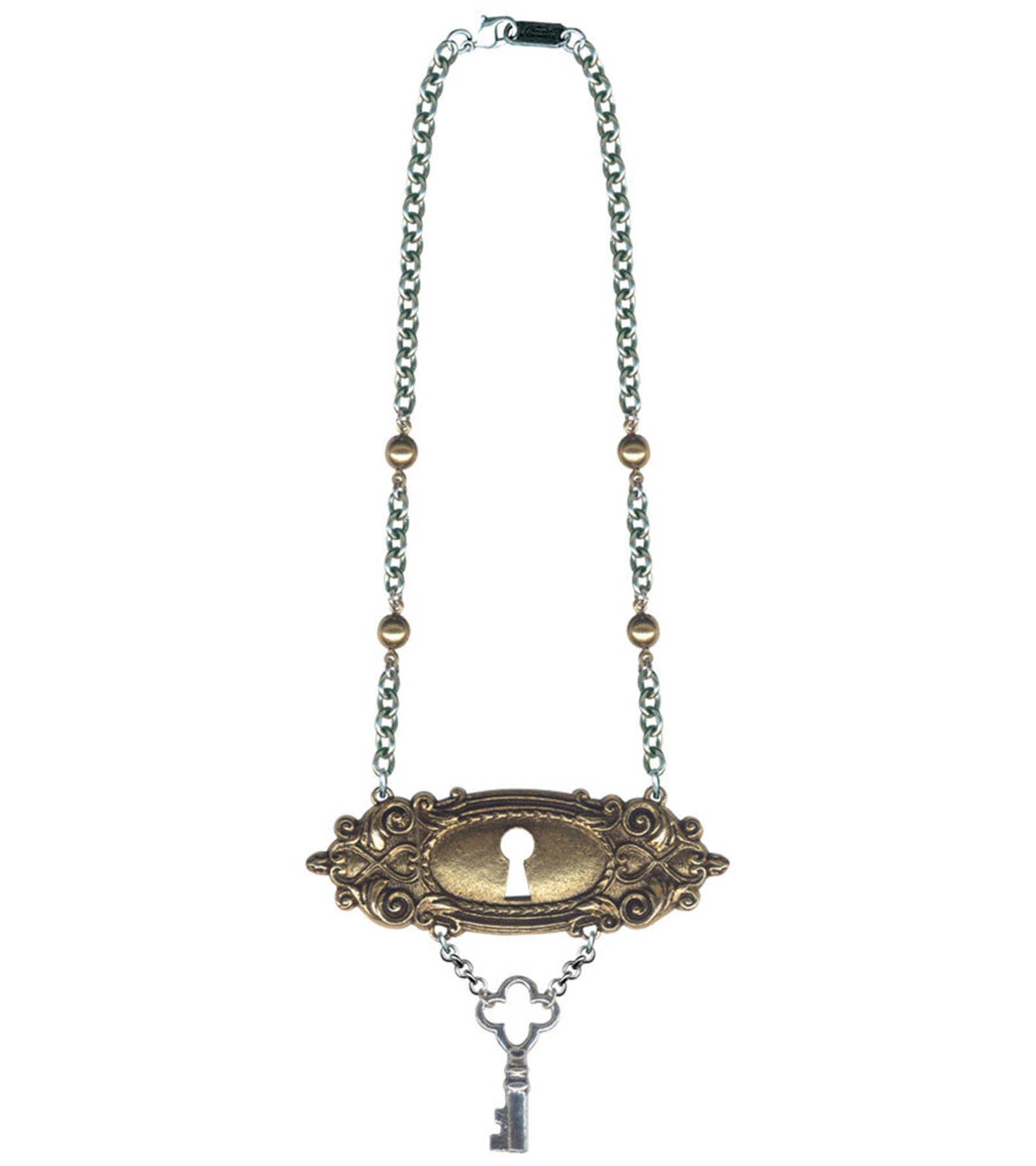 Wide Keyhole With Key Drop Rockware Necklace RW38 - Etsy