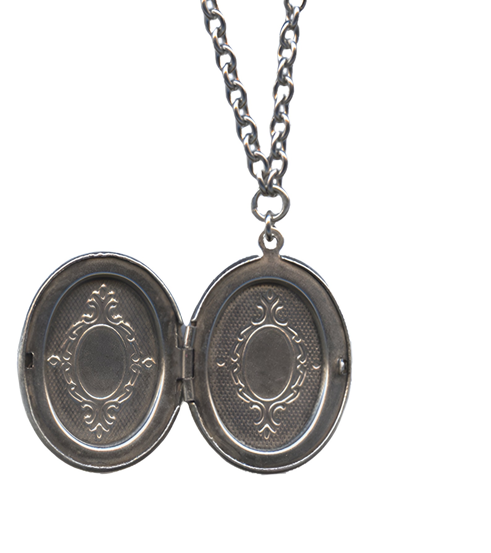 Classic Oval Locket Velvet Choker Necklace - Retro Style Necklace ...