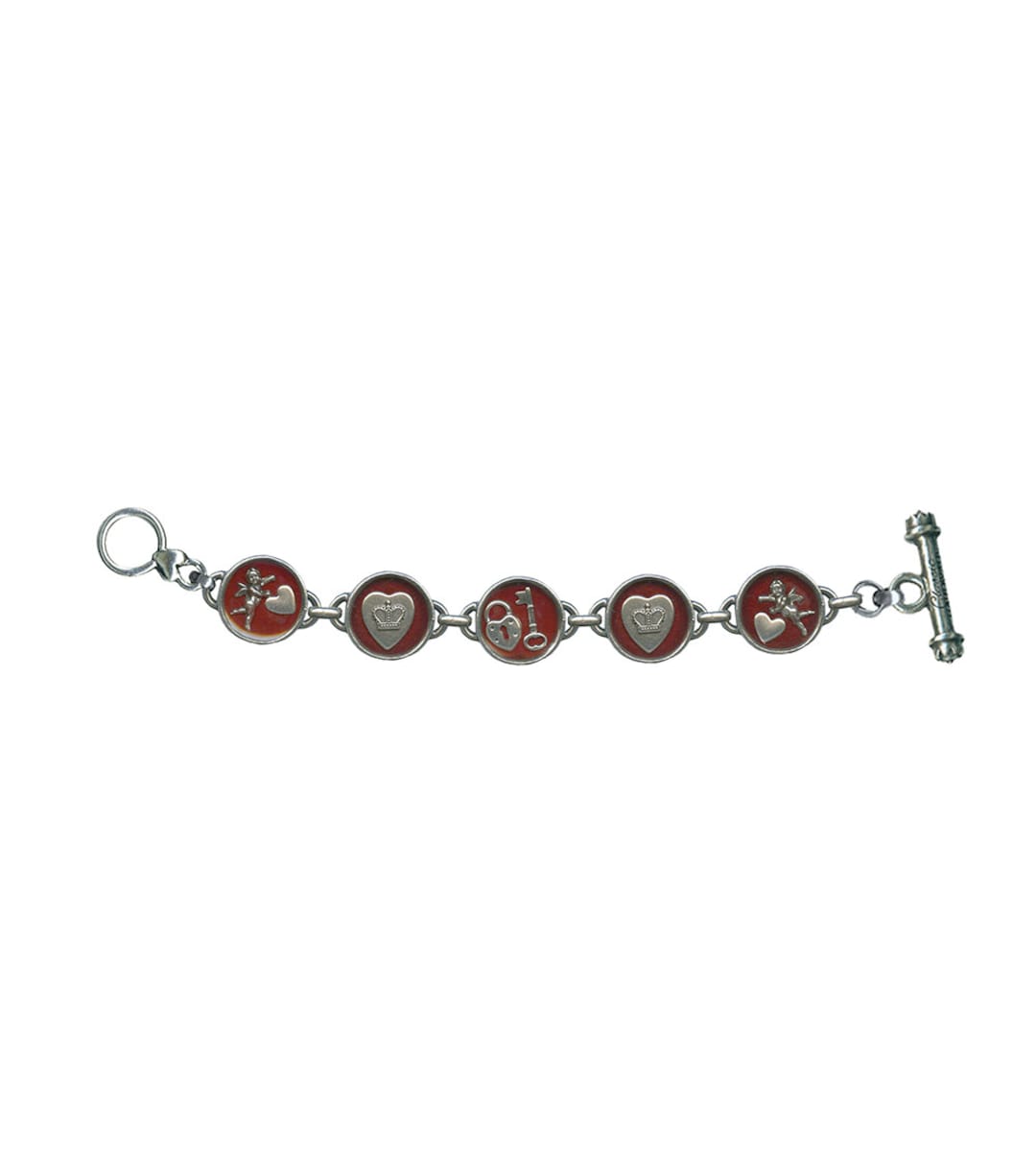 Shadow Box Romance Red Charm Bracelet - Etsy