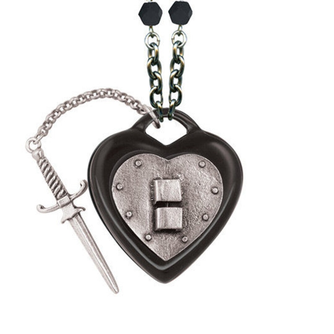 Retrolite Movable Sword & Heart Necklace | Unique Jewelry | Made in USA ...