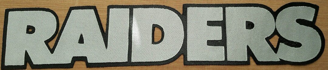 Oakland Raiders Iron on Patch - Etsy