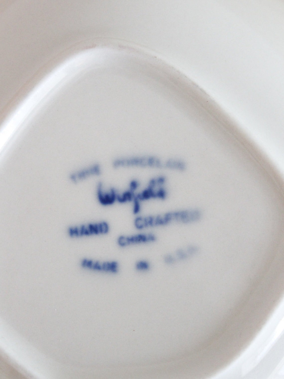 Winfield Pottery Bird of Paradise Divided Serving Dish - Etsy