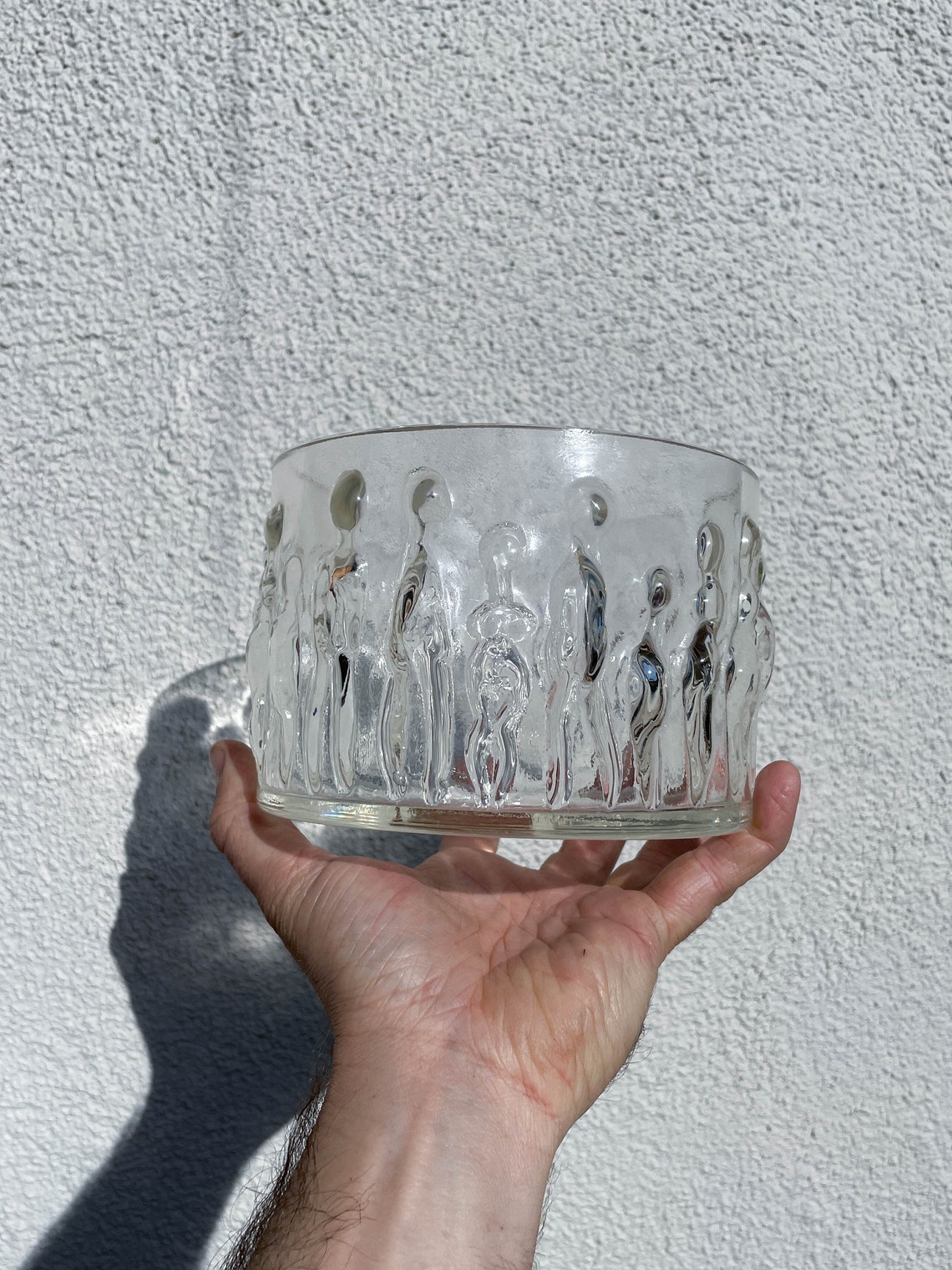 Uno Westerberg Pukeberg Sweden Abstract Figures Glass Bowl - Etsy