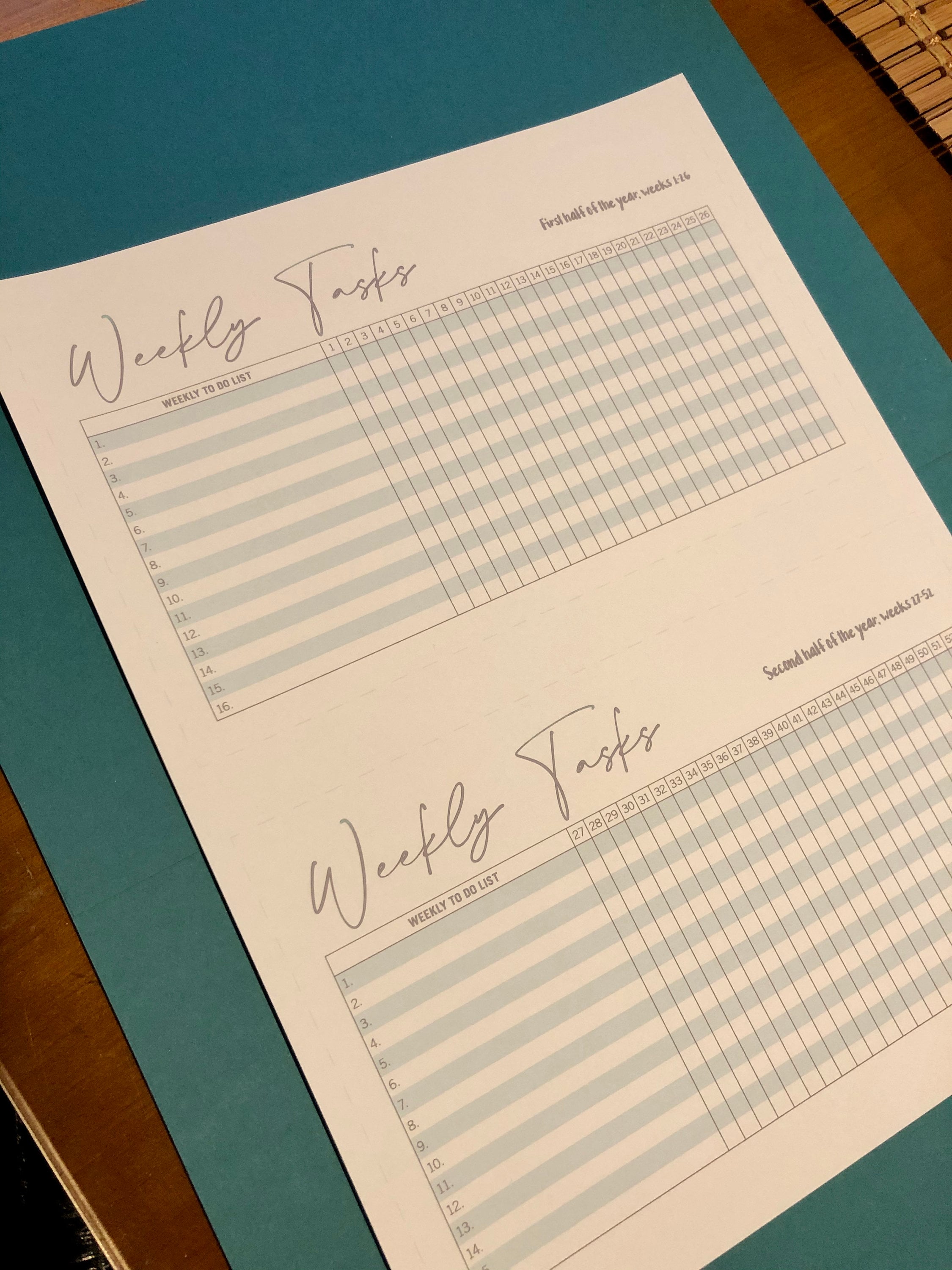 Weekly Task Tracker Printable Download PDF, Weekly Habits Routine ...