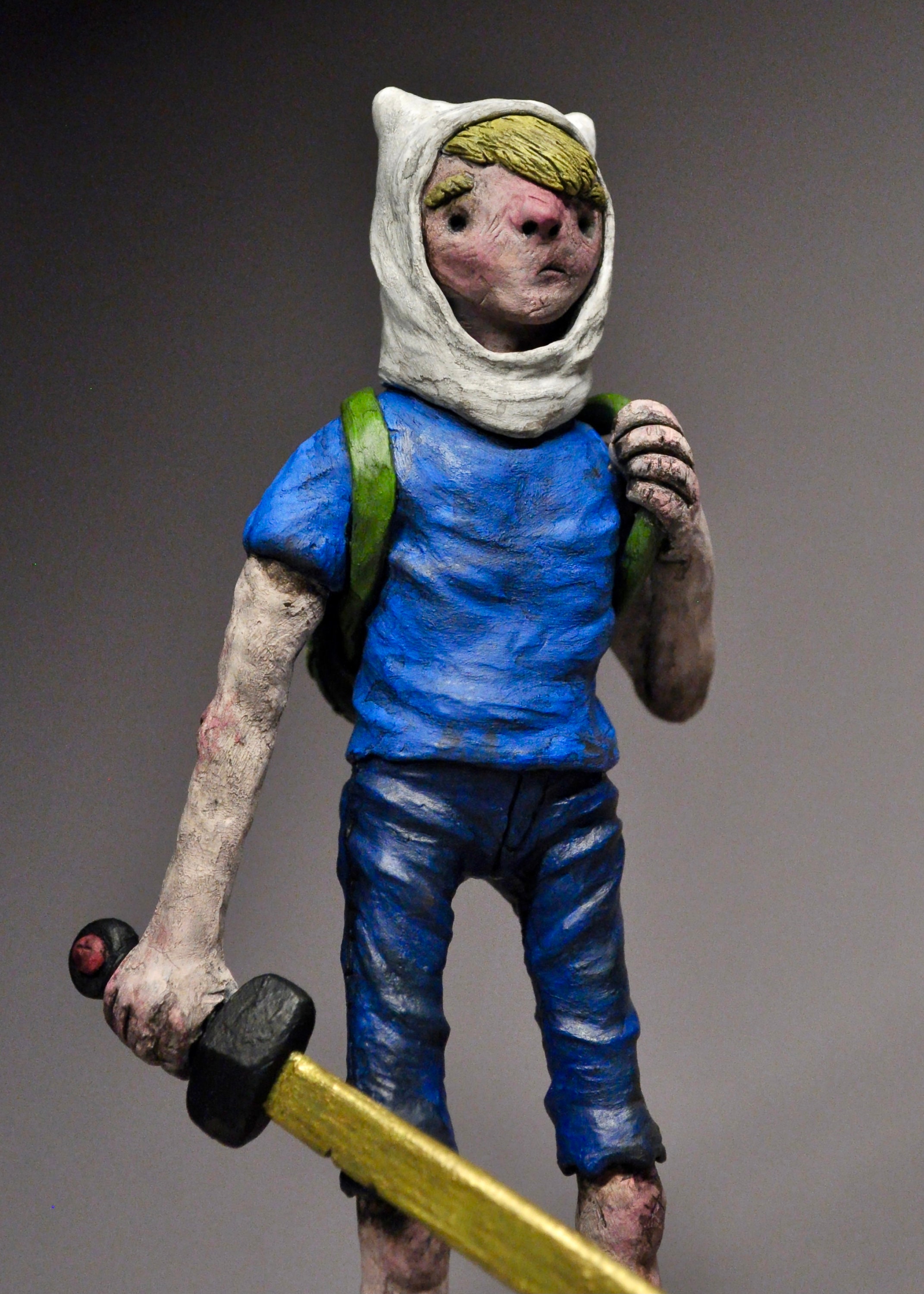 Finn, Adventure Time. Clay Figure - Etsy