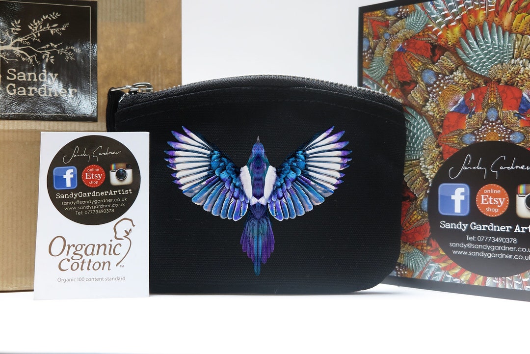 NEW Premium Quality Organic Magpie Pica Pica Purse Bag, Bird, Totem ...
