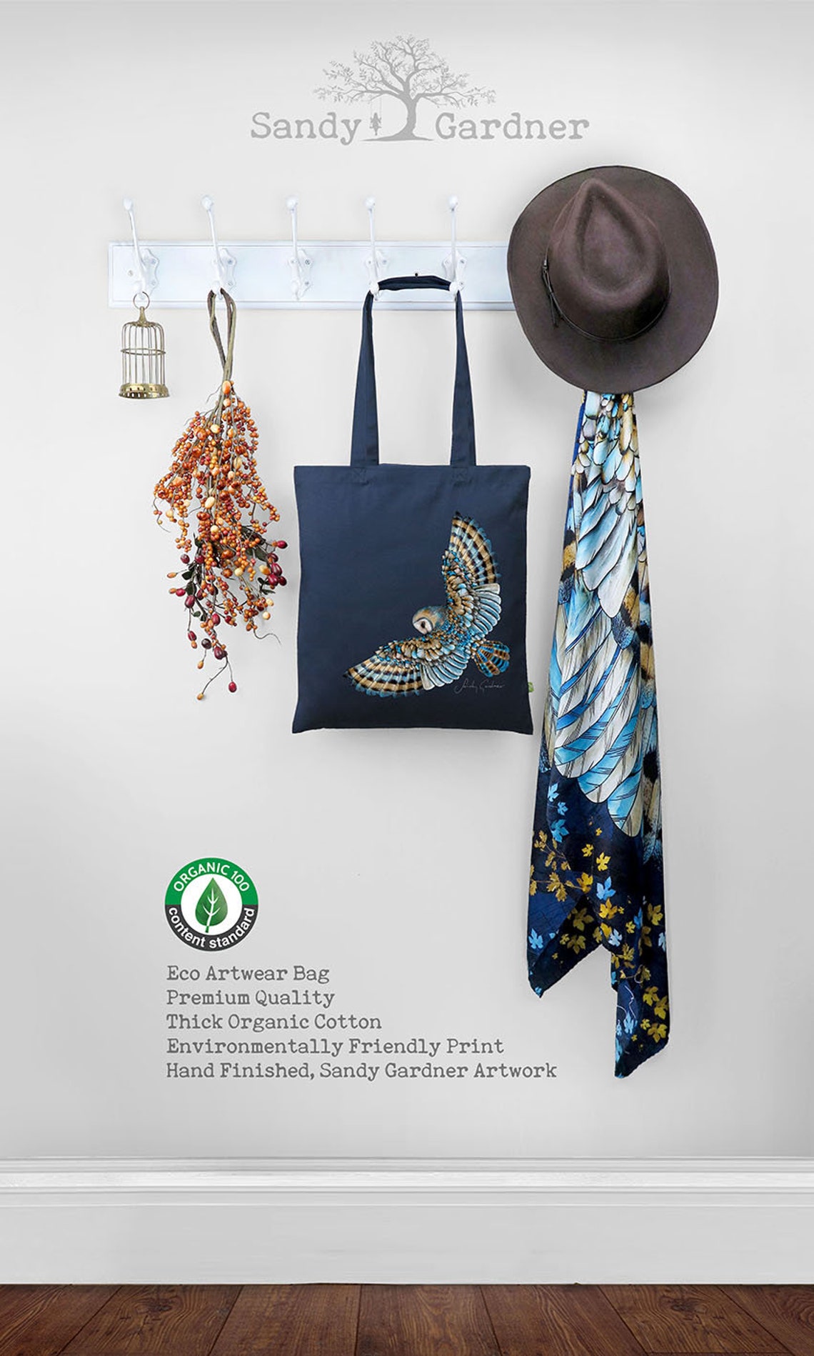 Premium Quality Organic Magpie Bag, Tote, Bird Bag, Wing Bag, Feather ...