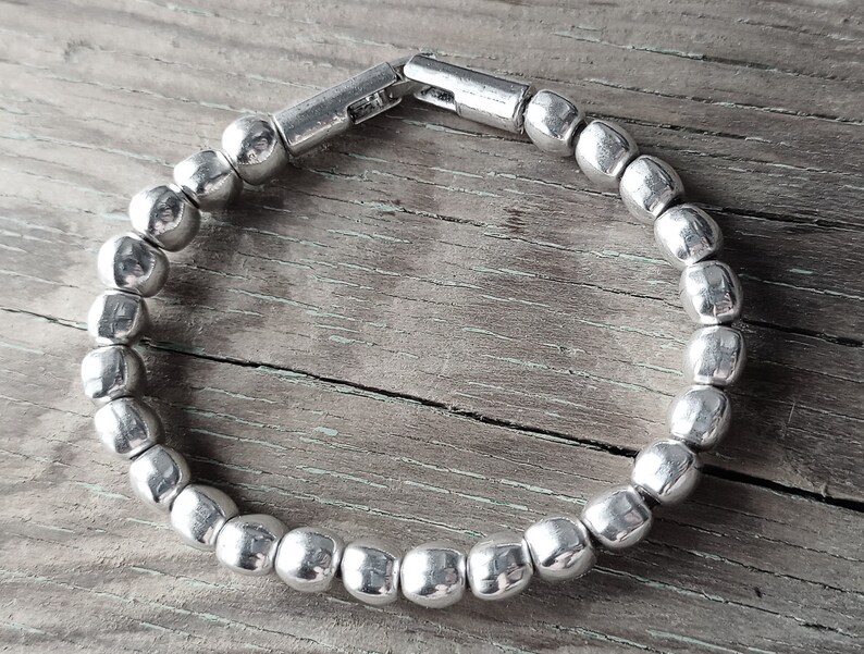 Uno de 50 style woman Bracelet silver plated bracelet ball | Etsy