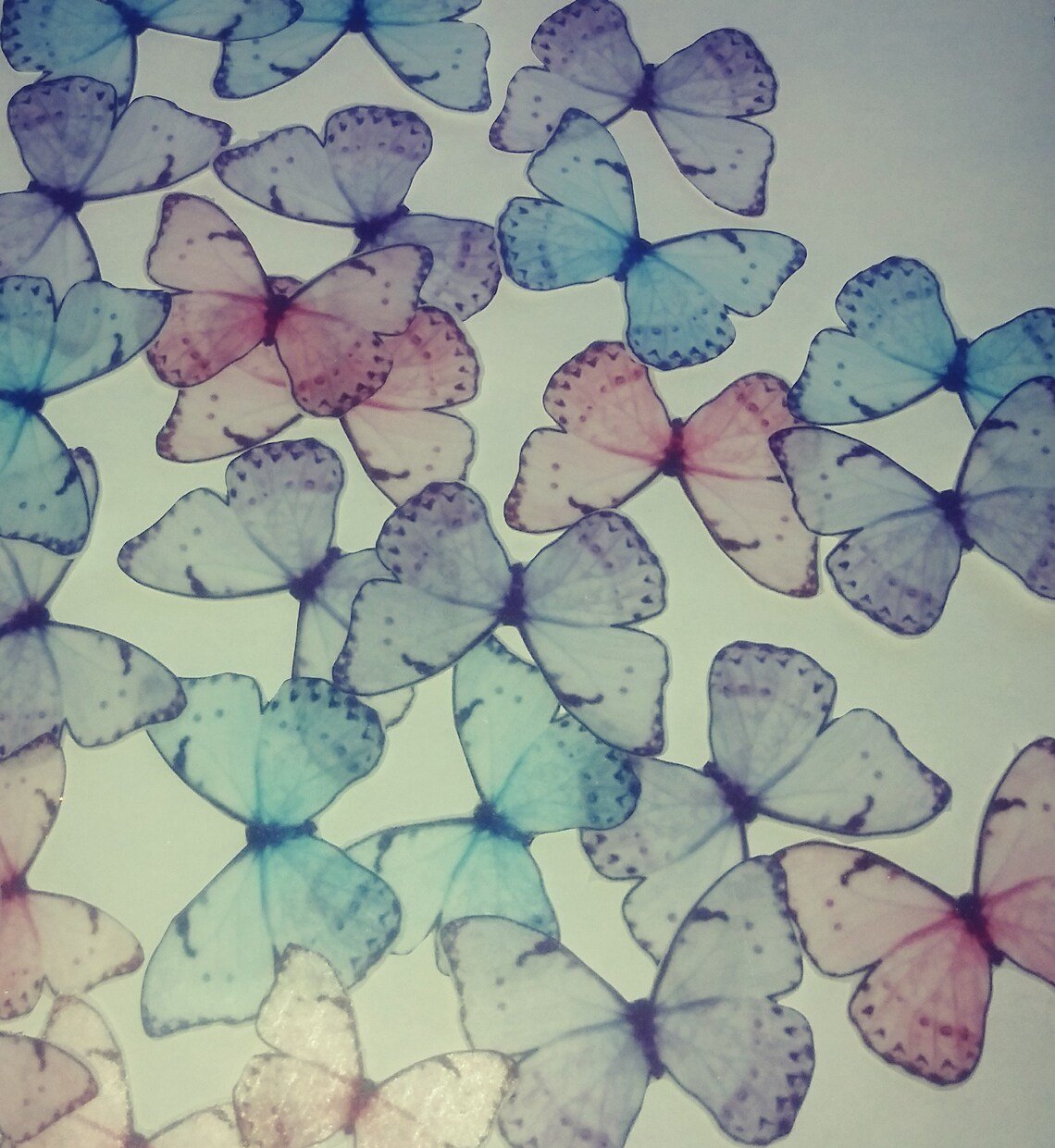 15 Pre-cut Butterflies Pre-cut Edible Wafer Paper - Etsy