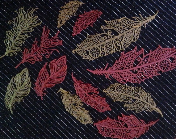 26 PIECES FEATHER SET Ready To Use & Edible Feathers | Etsy