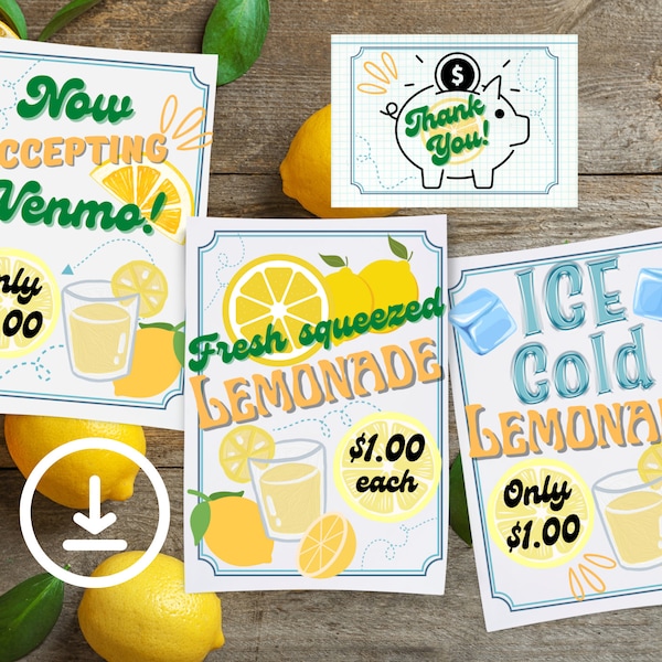 Lemonade Stand Sign - Etsy