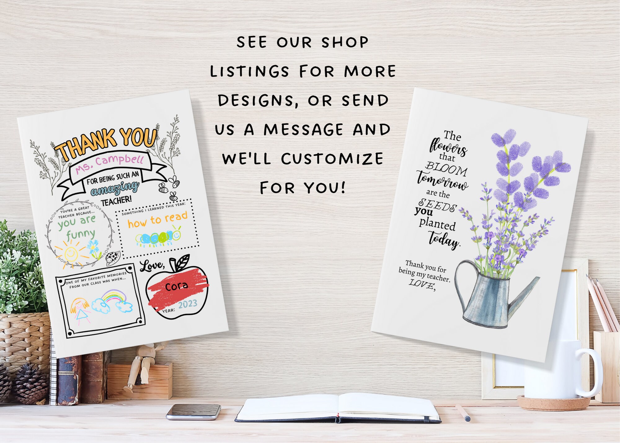 Teacher Appreciation Gift From Student, Printable Teacher Handprint ...