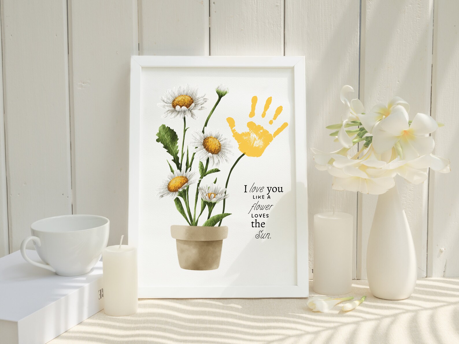 Printable Handprint Kids Art Craft Gift for Mothers Day - Etsy