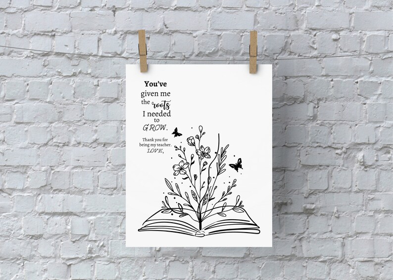 Teacher Appreciation Gift From Student, Printable Teacher Handprint ...