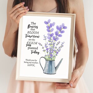 Teacher Appreciation Gift From Student, Flowers That Bloom Tomorrow ...