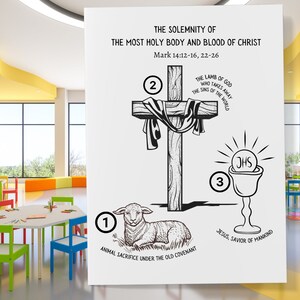 Corpus Christi Coloring Pages: Catholic Children's Liturgy (digital ...