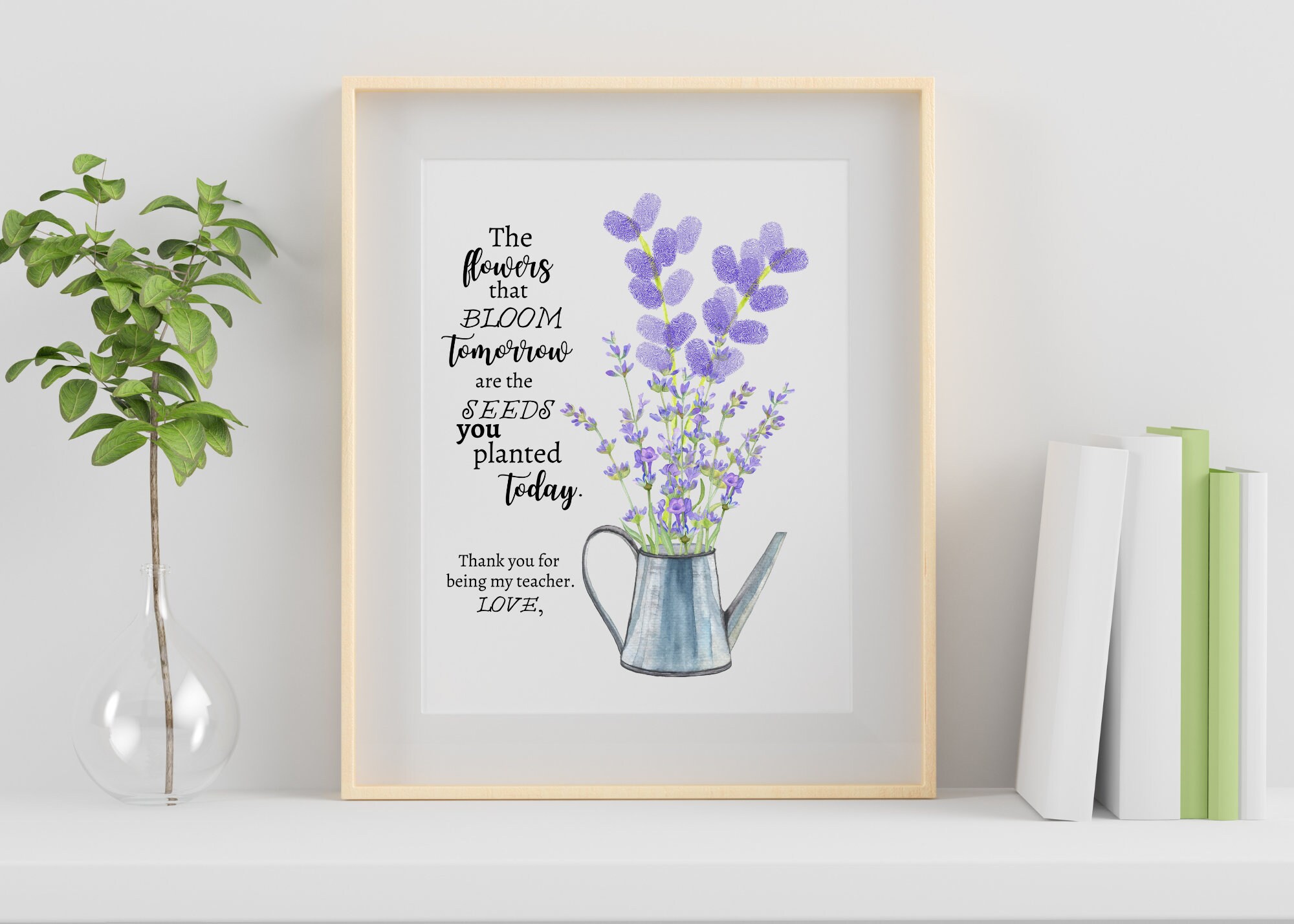 Teacher Appreciation Gift From Student, Flowers That Bloom Tomorrow ...