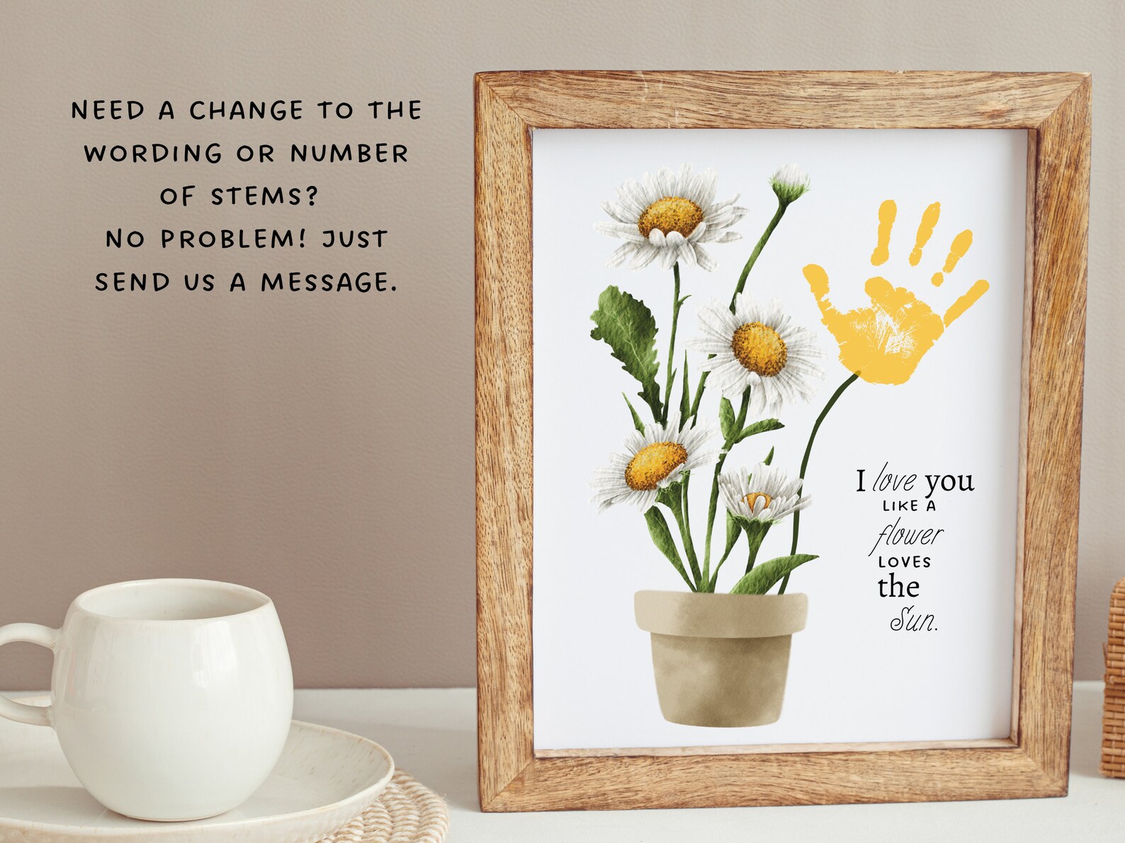 Printable Handprint Kids Art Craft Gift for Mothers Day - Etsy