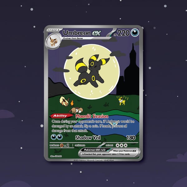 Fan Made Pokémons Cards - Etsy