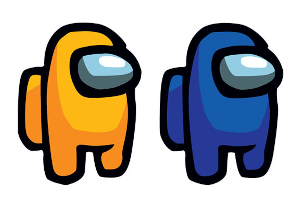 Among us PNG EPS illustrator vector file silhouette for | Etsy