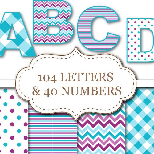 Map Letters Clip Art World Map Digital Alphabet Letters - Etsy Canada