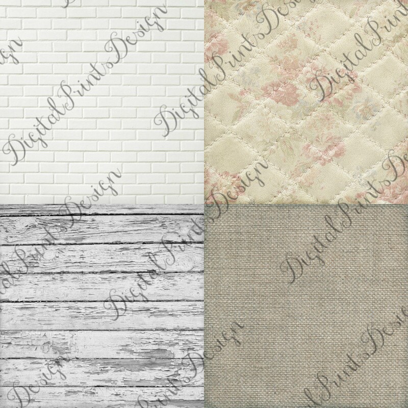 RÚSTICO CHIC papel digital Vintage Shabby chic papel rústico - Etsy México