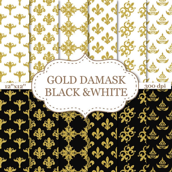 Damask Background - Etsy