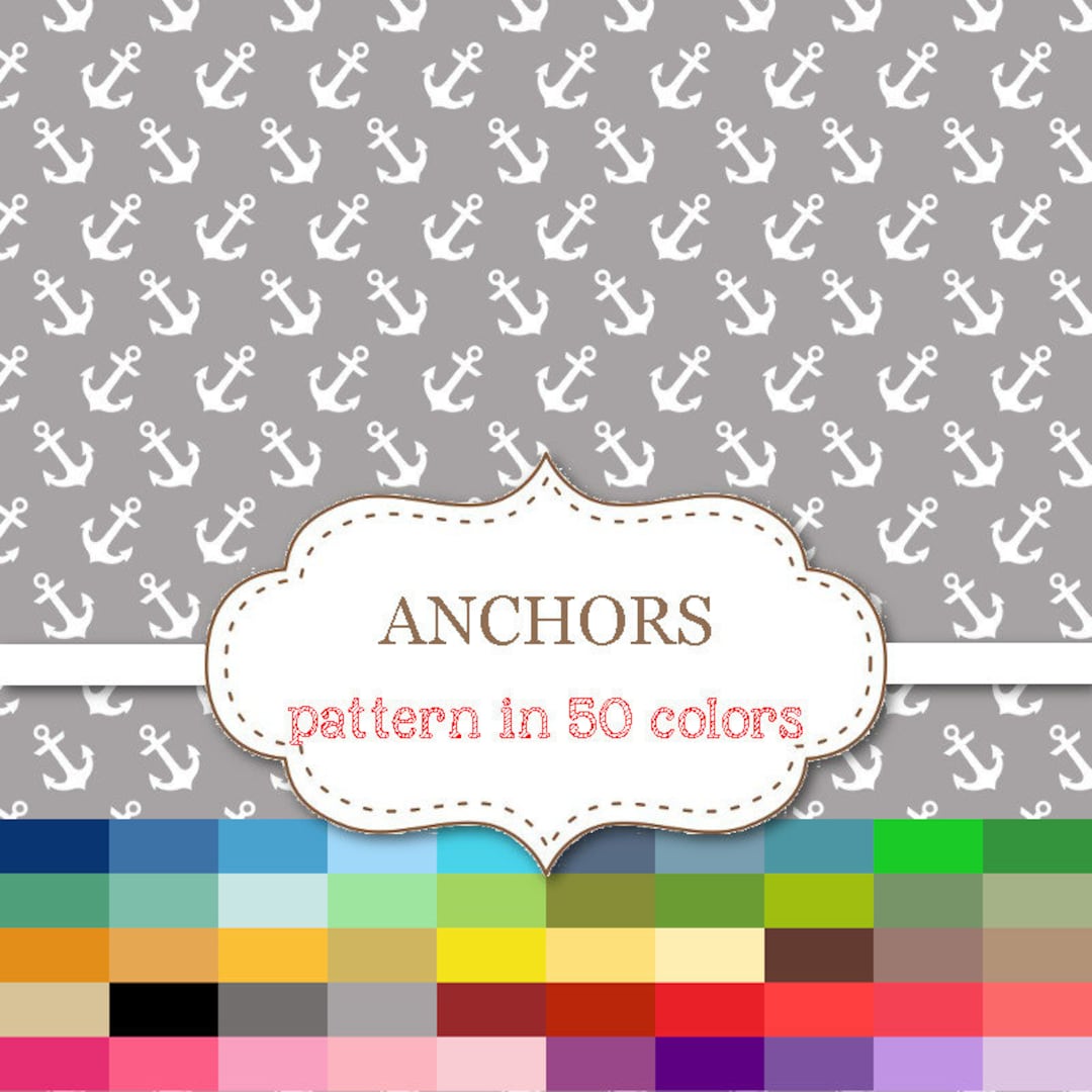 ANCHOR Digital Paper 50 Colors Paper Pack Anchors Digital Paper ...
