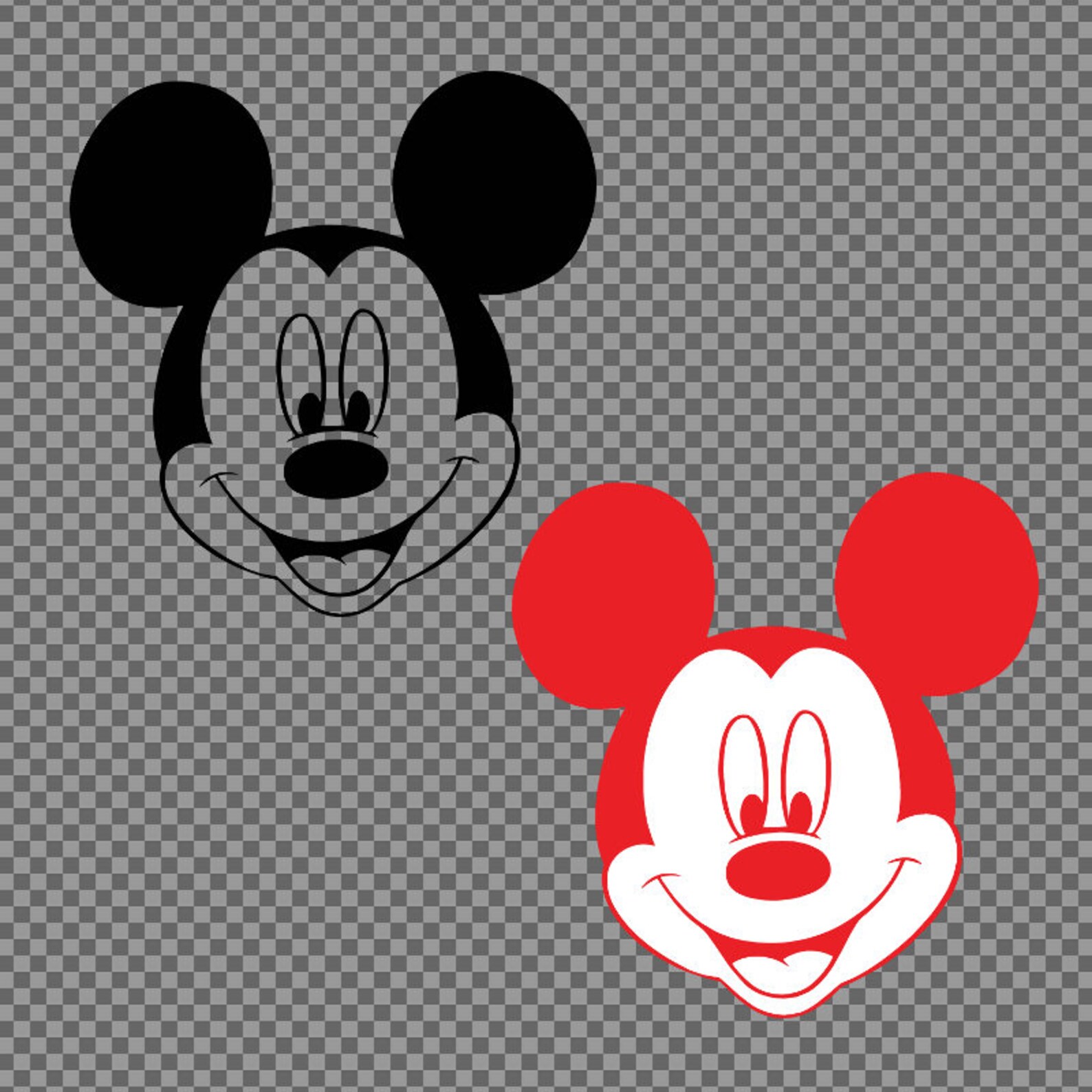 50 Colors Digital MICKEY MOUSE Clipart Mickey Party Clipart Mickey ...