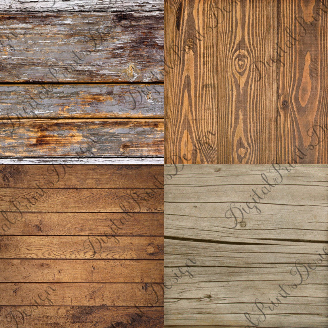 WOOD TEXTURE Digital Paper Wood Digital Paper Old Wood Digital Paper ...