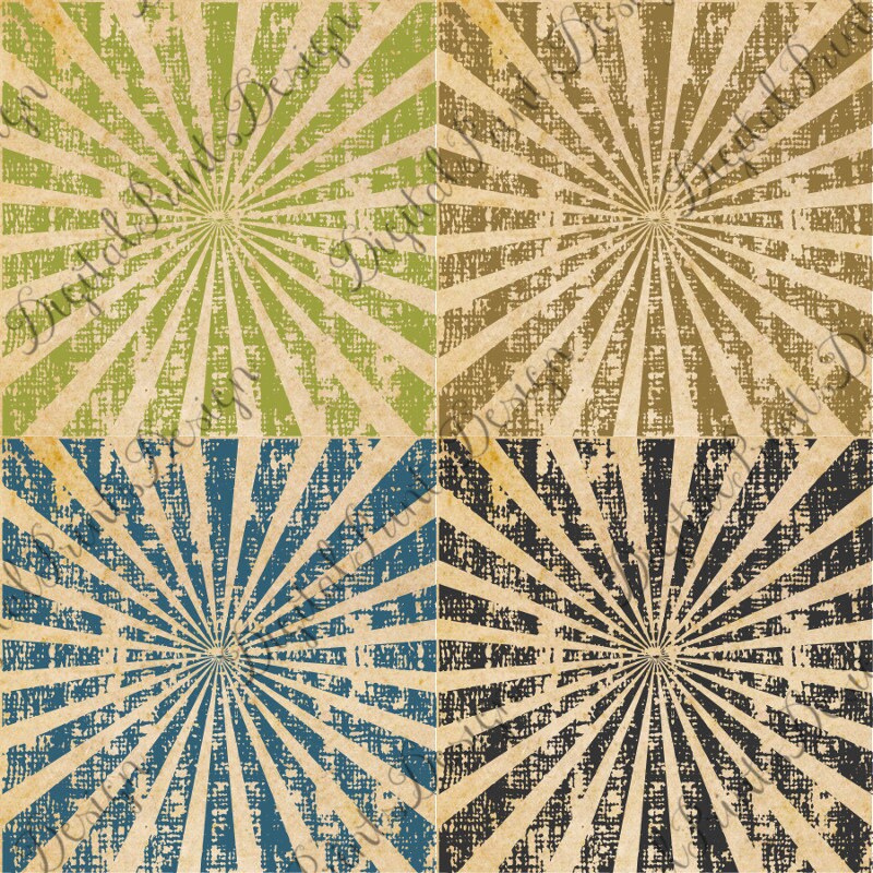 GRUNGE STARBURST Digital Paper Grunge Digital Paper Vintage - Etsy