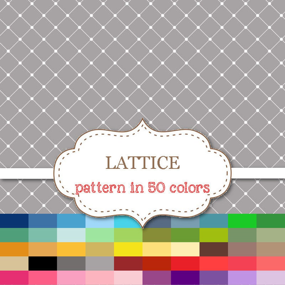 LATTICE Digital Paper 50 Color Pack Lattice Digital Paper Pack ...