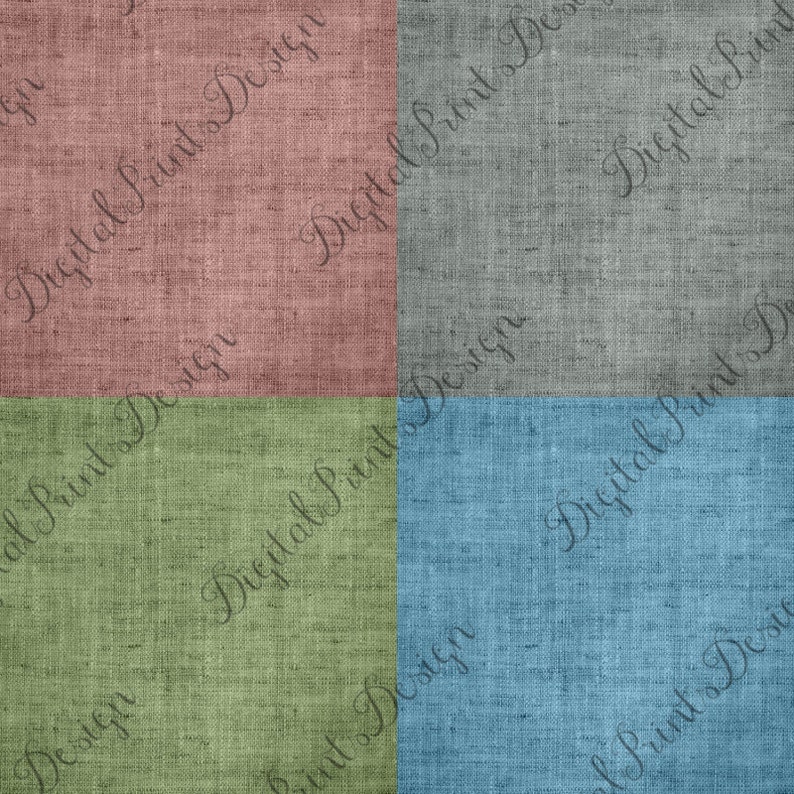 COLORED LINEN Digital Paper Canvas Digital Paper Canvas Texture Linen ...