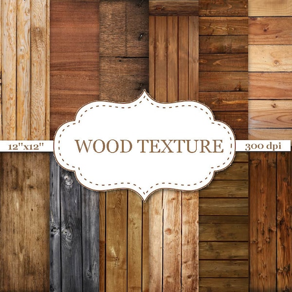 Wood Digital Paper - Etsy