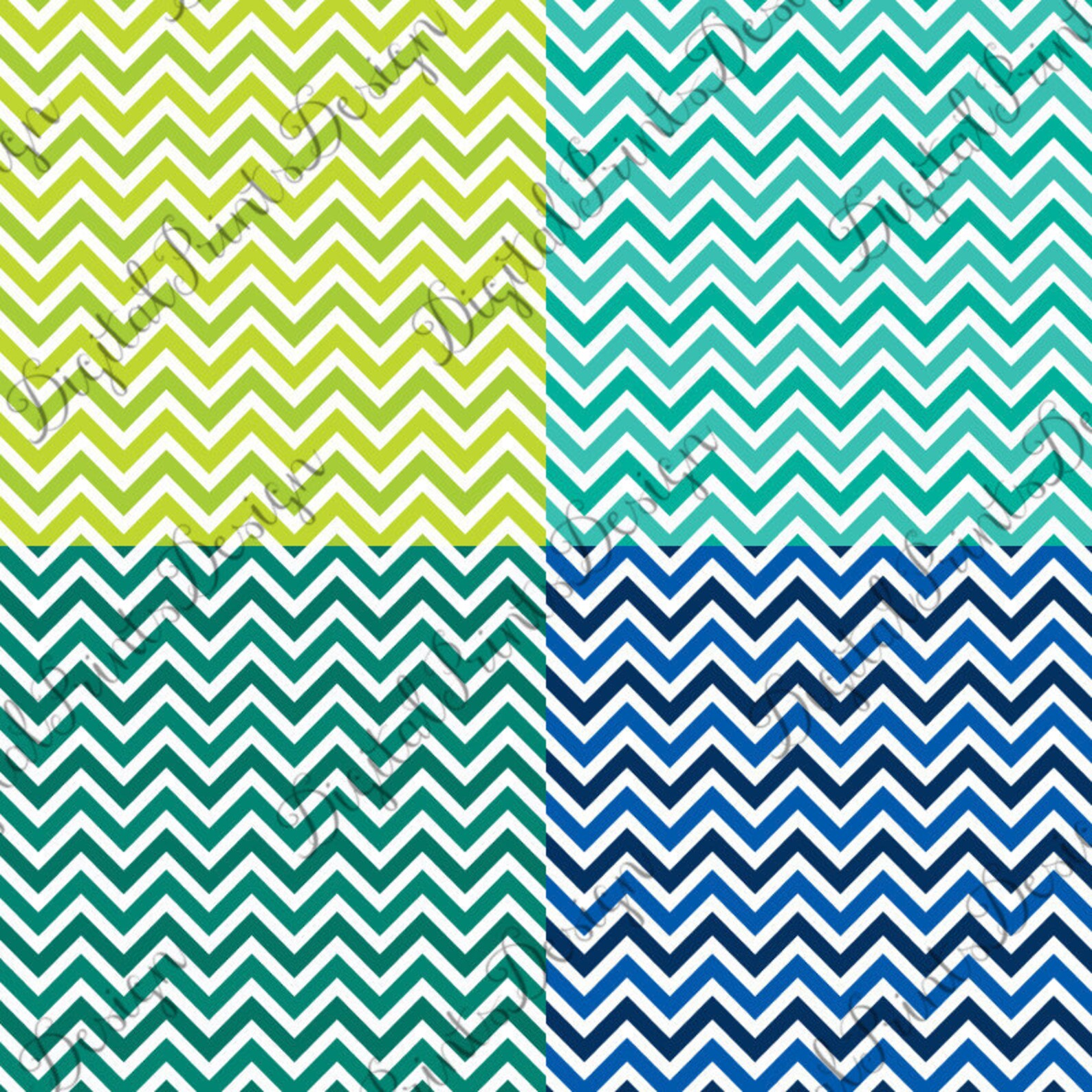 BRIGHT CHEVRON papel digital Chevron patrón Rainbow chevron ...