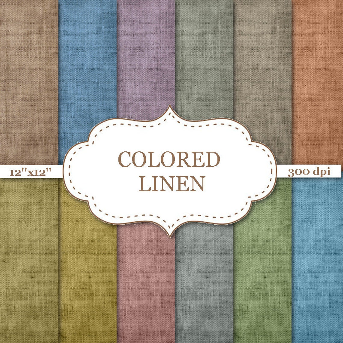 COLORED LINEN Digital Paper Canvas Digital Paper Canvas - Etsy
