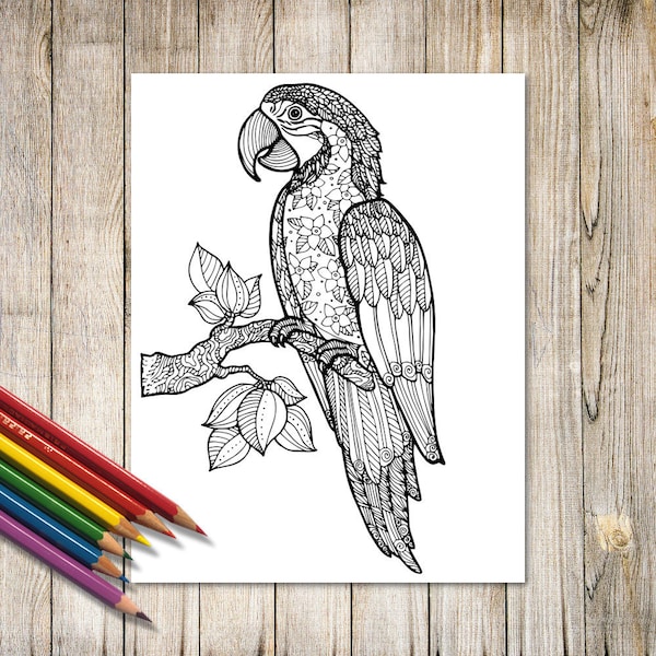 Zentangle Bird - Etsy