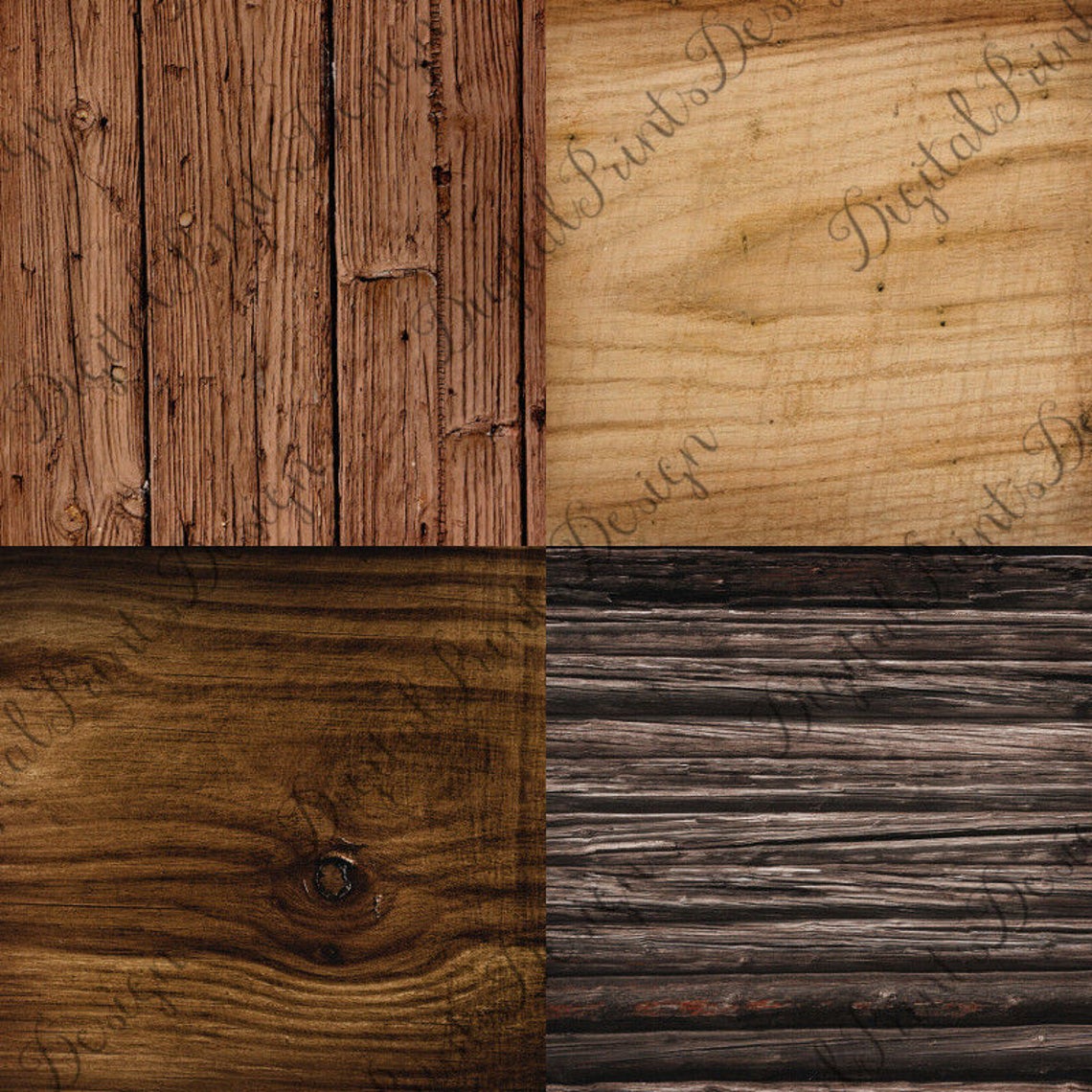 WOOD TEXTURE Digital Paper Wood Digital Paper Old Wood Digital - Etsy