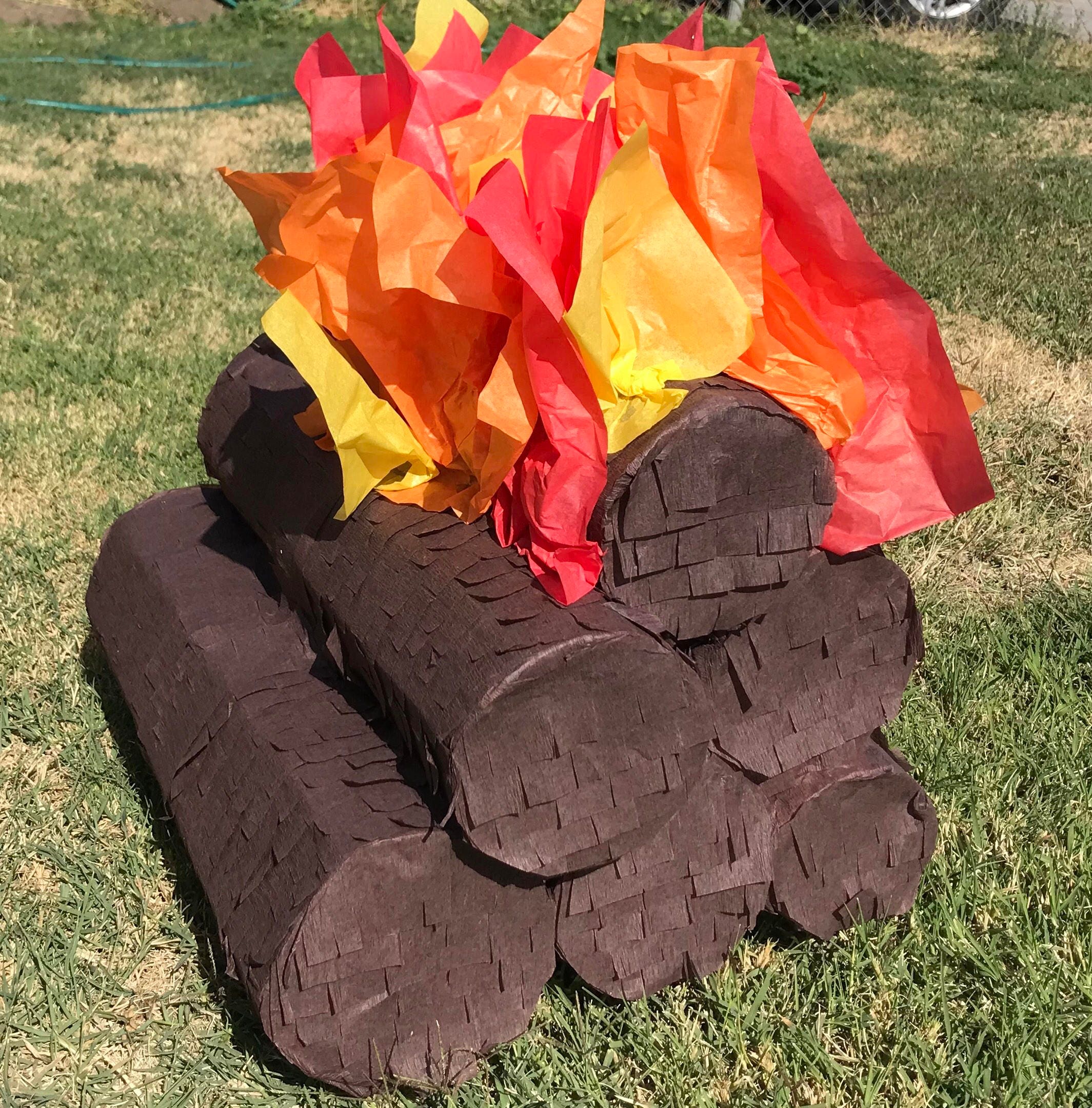 Campfire Pinata / Camping Pinata / Lumberjack Pinata - Etsy