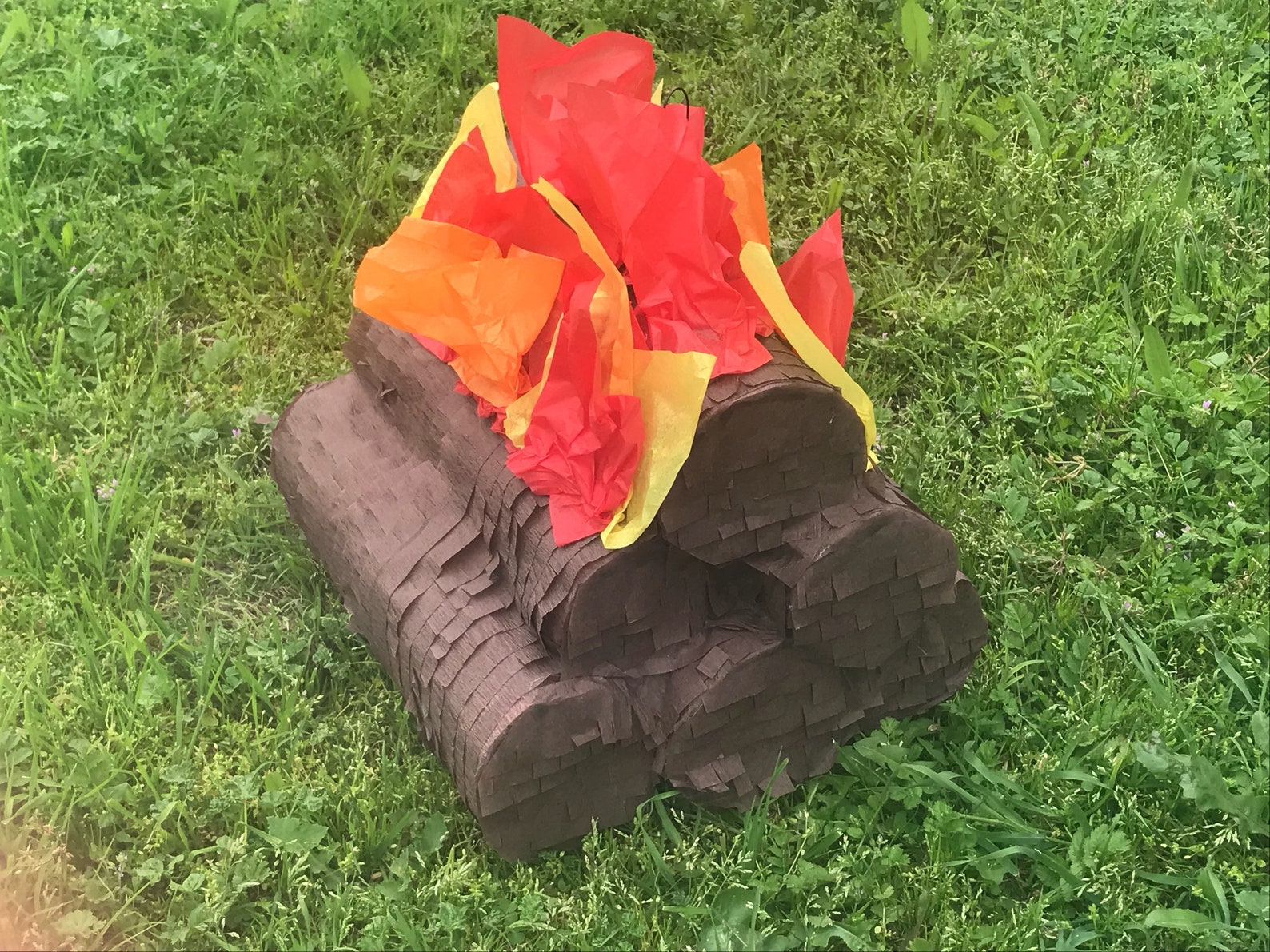 Campfire Pinata / Camping Pinata / Lumberjack Pinata | Etsy