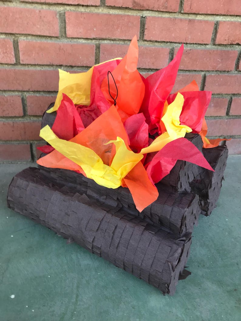 Campfire Pinata / Camping Pinata / Lumberjack Pinata - Etsy