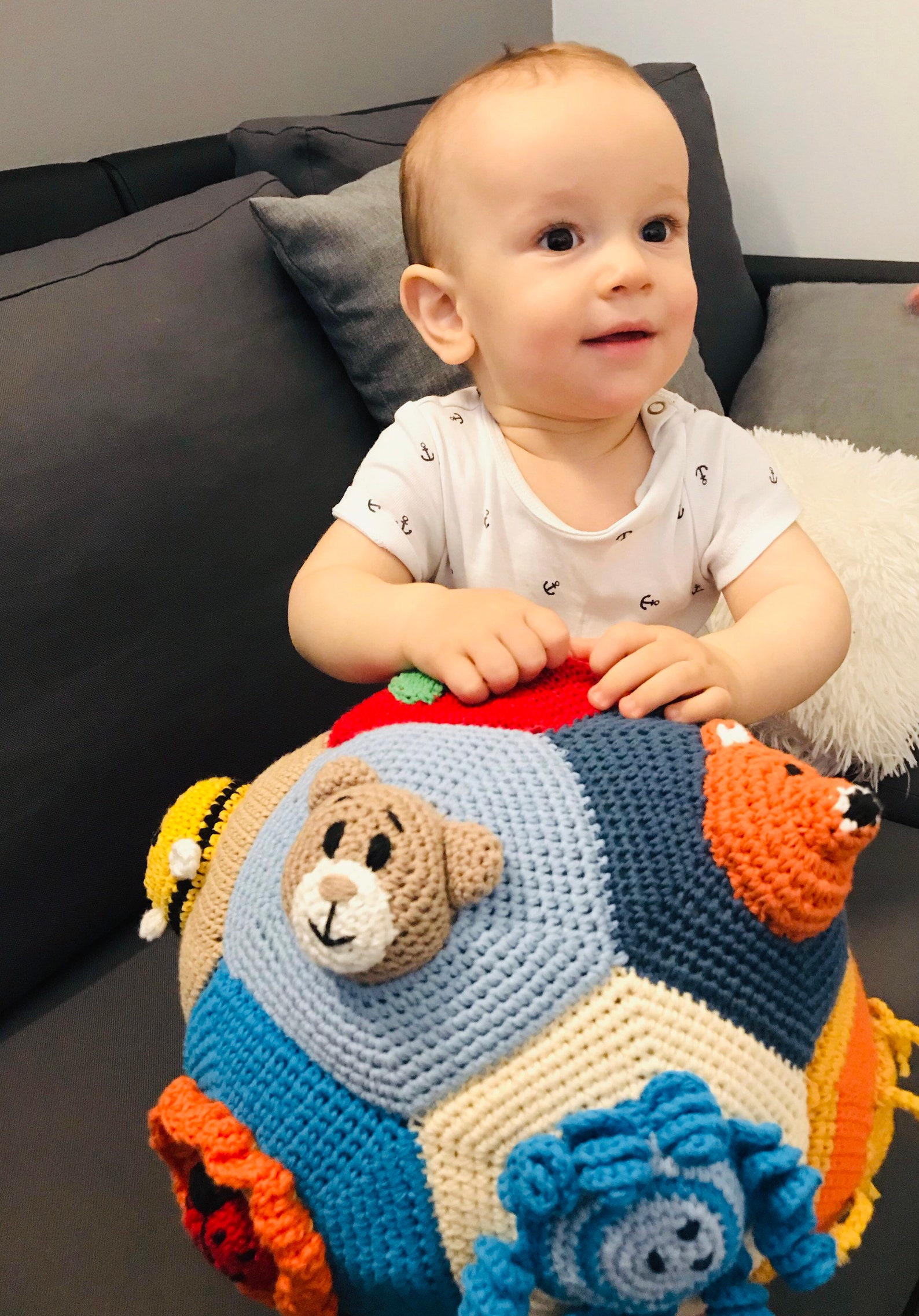 Educational Ball Best Educational Toy Crochet Ball Organic | Etsy