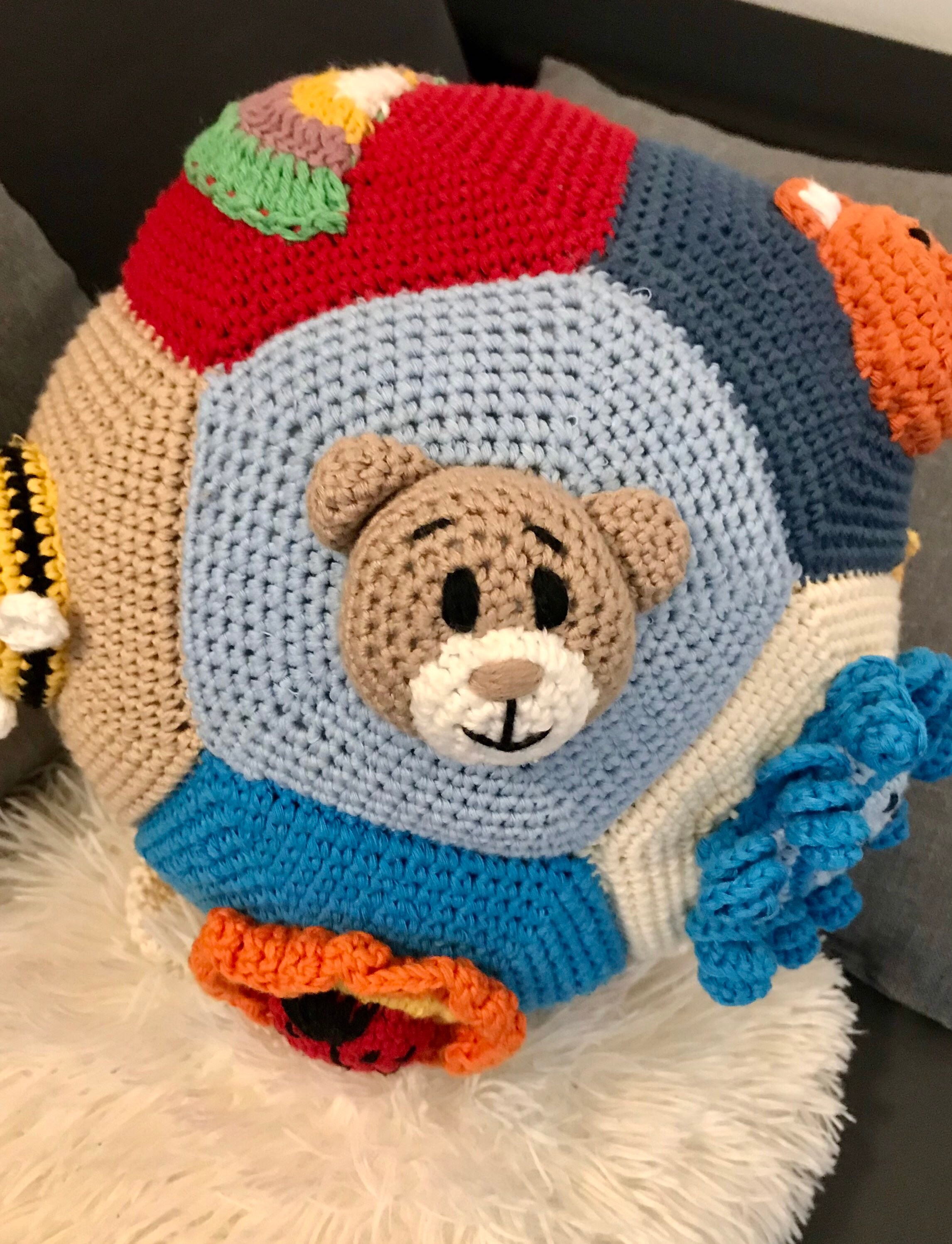 Educational Ball Best Educational Toy Crochet Ball Organic | Etsy