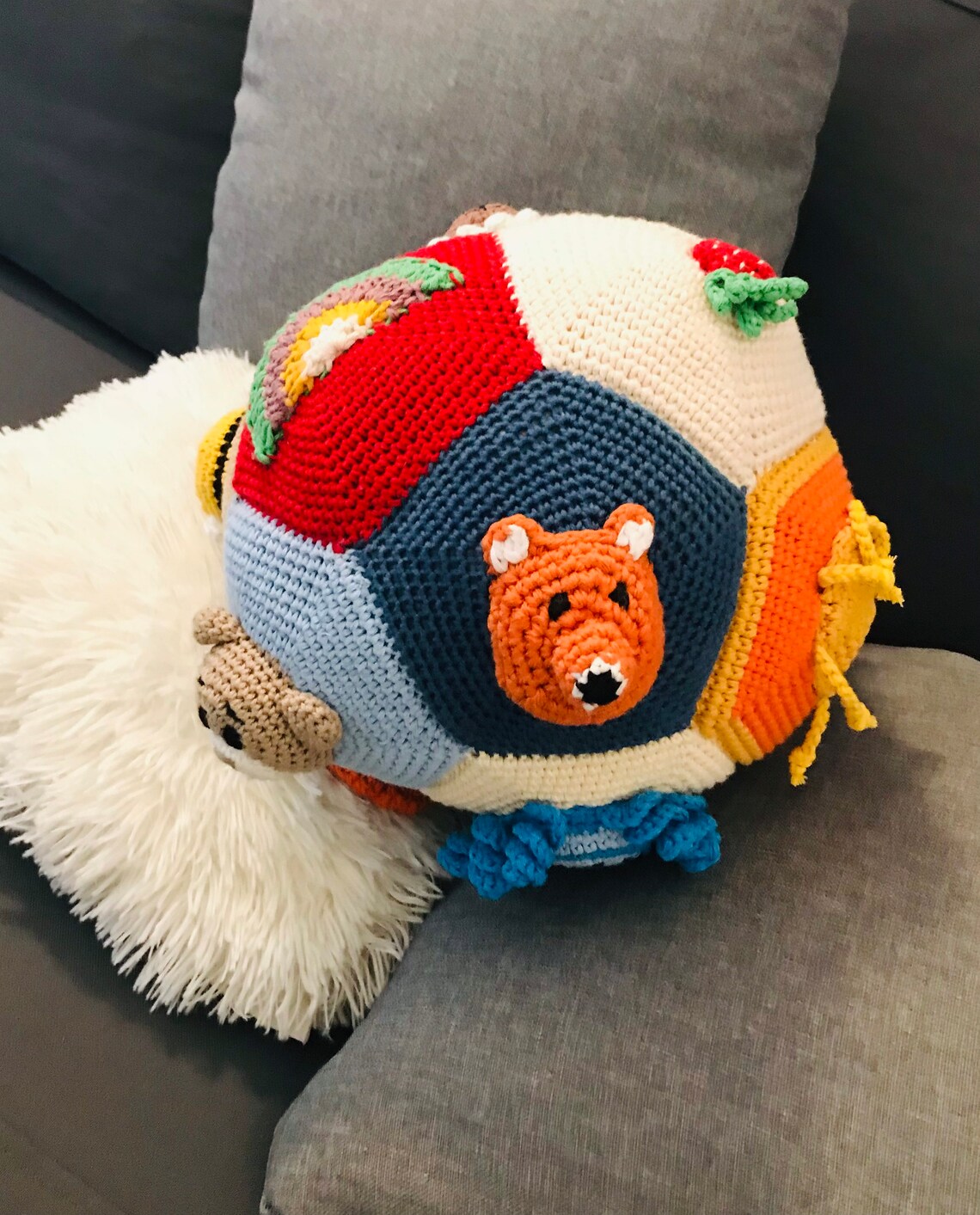 Educational Ball Best Educational Toy Crochet Ball Organic | Etsy